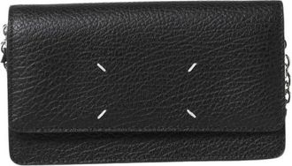 Maison Margiela Femme, Sacs, Noir, Taille: ONE Size Chain Wallet Clutch Bag