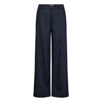 Part Two Femme, Pantalons, Bleu, Taille: 36 FR Wide Pantalons