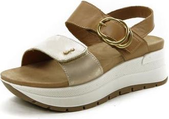 Igi & Co Femme D.Sirena Sandale cale, Platine Biscuit, 37 EU