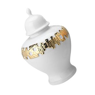 Cabilock Keramikvase Mit Deckel Blumenarrangement-vase Schreibtischvase Kleine Keramikvase Dekorative Vase F&uuml;r Inneneinrichtung