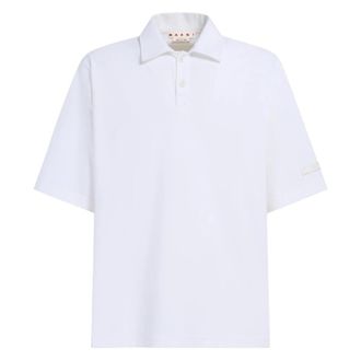 Marni Oversized Polo Shirt - - Tops - Herren - Wei&szlig; - M