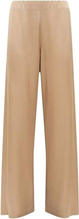Blugirl Femme, Pantalons, Beige, Taille: 38 FR Wide Pantalons