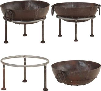 vidaXL Rustikale Feuerstelle Ø 40 cm Eisen - Feuerstelle - Feuerstellen - Home & Living