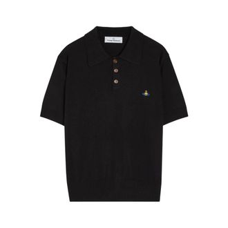 Vivienne Westwood Homme, Tops, Noir, Taille: L Pull Polo