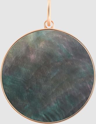 Ginette NY Pendentif Jumbo Ever Nacre Noire Or Rose