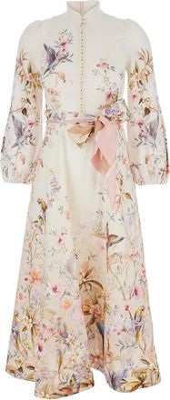 Zimmermann Femme, Robes, Multicolore, Taille: 38 FR Rebellion Button Midi Dress