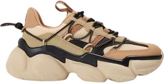 Steve Madden Schuhe f&uuml;r Damen, Klobiger Absatz (Khaki/Schwarz)