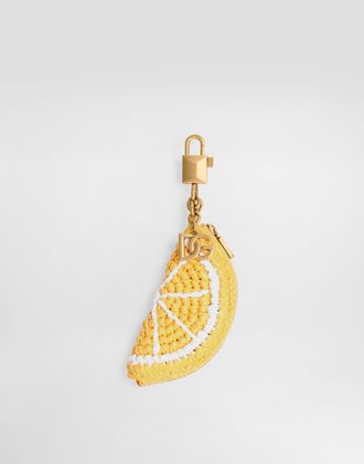 Dolce & Gabbana P.chiavi Pelletteria - Frau Collection Yellow Onesize