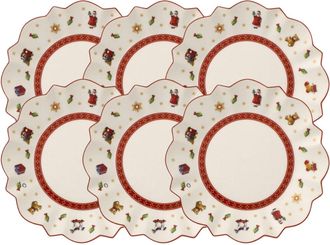 Villeroy & Boch Toys Delight Brotteller Weiss 17 cm Set6