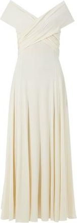 Khaite Robe longue &agrave; col crois&eacute;