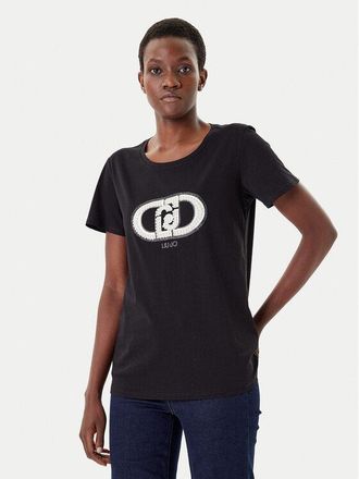 Liu Jo T-Shirt TF5280 JS923 Schwarz Regular Fit