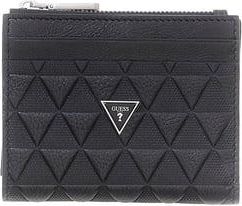 Guess Poretfeuille compact en cuir &agrave; motifs