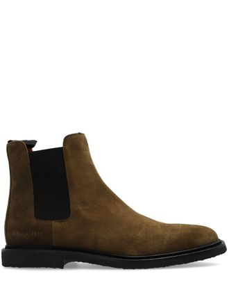 Common Projects bottines chelsea en daim - Marron