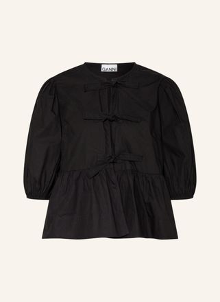 Ganni Blusenshirt schwarz