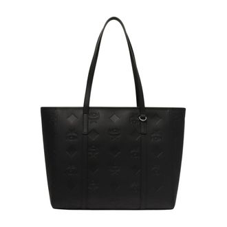 MCM Mcm, Femme, Sacs, Noir, Taille: ONE Size Medium Shopper Bag