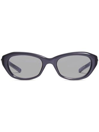 Gentle Monster lunettes de soleil Jules G11 &agrave; plaque logo - Gris