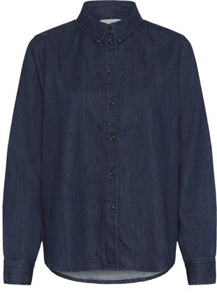 Part Two Langarm - Hemd SarafiaPW Straight fit blue