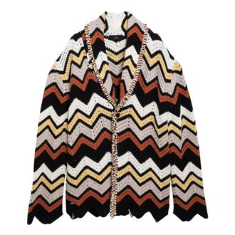 Alanui Homme, Pulls, Multicolore, Taille: M Gilet Long Pull