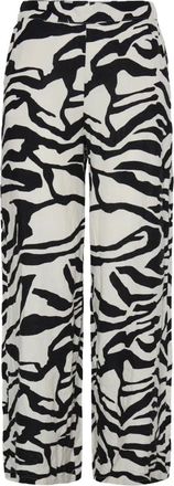 Ichi Ichi, Femme, Pantalons, Noir, Taille: 40 FR Wide Pantalons