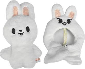 Generic Sk-zoo Porte-clés en peluche « Stay » avec cape amovible 10 cm loup Chan Jiniret Bbokari, Leebit, 10-12 cm
