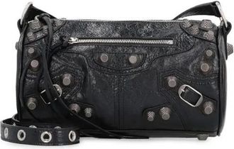 Balenciaga Hobo Bags - Cylindrical Shoulder Bag In Lamb Leather - Gr. unisize - in Schwarz - f&uuml;r Damen