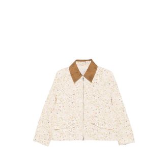 Tela Floral-print Collar Jacket