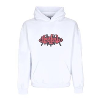 Usual Wei&szlig;er Hangar Hoodie mit K&auml;ngurutasche - - Sweatshirts & Hoodies - Herren - Wei&szlig; - XL