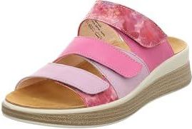 Think Damen Meggie chromfrei gegerbte nachhaltige Pantolette, Viola/Kombi 5040