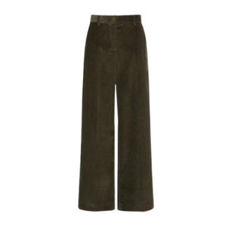 Max Mara Tania Pantalons - Femme - Pantalons - Vert - Taille: 36 FR