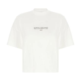 Off-white Kurz&auml;rmeliges T-Shirt - - Tops - Damen - Wei&szlig; - S