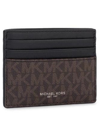 Michael Kors Kreditkartenetui Greyson 39F9LGYD2B Schwarz