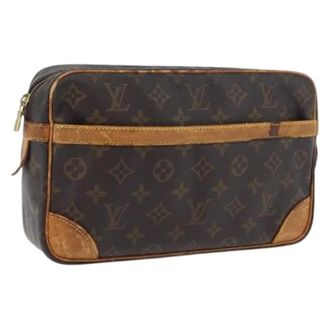 Louis Vuitton Pochette Compiegne 28 Pre-owned - Femme - Pre-owned - Brun - Taille: ONE Size