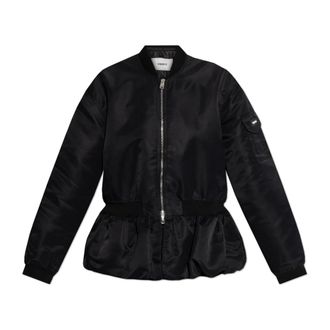 Coperni Jacke mit R&uuml;sche - - Jackets - Damen - Schwarzk - XS