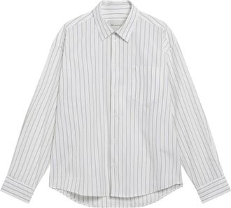 Ami Homme, Chemises, Blanc, Taille: M Boxy Long Sleeves Shirt