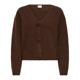 Ichi Ichi - Cardigan Ihkamara - Femme - Pulls - Brun - Taille: 44 FR