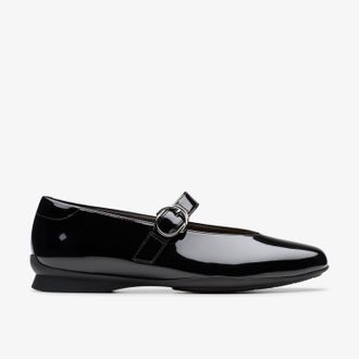 Clarks Jazmynn Iris Schwarze Patenschuhe