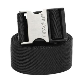Off-white Homme, Accessoires, Noir, Taille: ONE Size Ceinture Longue avec Logo Noir