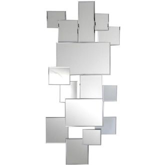 Vente-Unique Vente-unique - Miroir mural d&eacute;structur&eacute; - L.53 x H.120 cm - arol