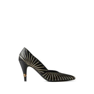 Versace Femme, Chaussures, Noir, Taille: 38 1/2 EU Escarpins Gianni Nappa 90 mm
