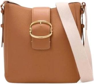 Carolina Herrera Femme, Sacs, Brun, Taille: ONE Size Charnela Insignia Crossbody