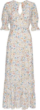 Americandreams Americandreams, Femme, Robes, Blanc, Taille: 36 FR Koko Dress Long Open Back