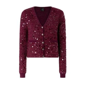 Pinko Pinko, Femme, Pulls, Rouge, Taille: 38 FR Pinko Sweaters Bordeaux