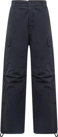 Darkpark Darkpark, Homme, Pantalons, Bleu, Taille: L Pantalon cargo &agrave; jambes larges