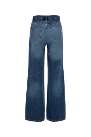 A.P.C. Womens Denim Elisabeth Jeans Washedindigo Exterior: Cotton
