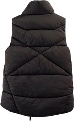 Generic Vestes dhiver &eacute;l&eacute;gantes pour femmes, style d&eacute;contract&eacute;, sans manches, 2026, Noir, 4XL