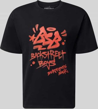 Mister Tee Relaxed Fit T-Shirt aus reiner Baumwolle Modell Backstreet Boys