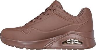 Skechers Femme Uno Stand On Air Shoes, Brown Duraleather Mesh, 41 EU