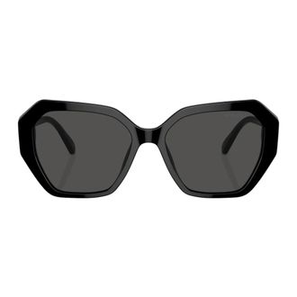 Swarovski Unregelm&auml;&szlig;ige Sonnenbrille - - Accessories - Damen - Schwarzk - 56 MM