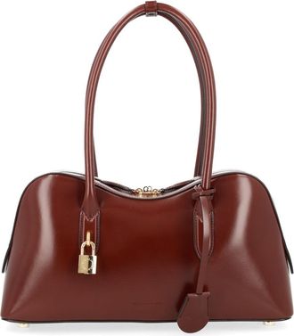 Stella McCartney Womens Shoulder Bag Stella Ryder Bordeaux Vegan Leather