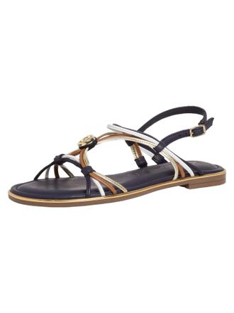Tamaris Damen Sandaletten, Frauen Sandalen,TOUCHit-Fußbett,Strandschuhe,Sommersandalen,bequem,flach,Sommerschuhe,Navy Comb,37 EU